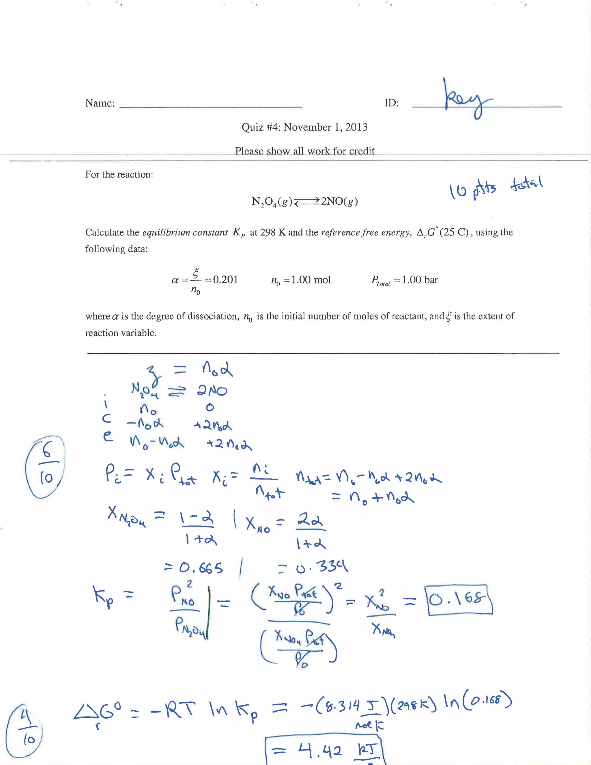 Quiz 4 solution | PDF