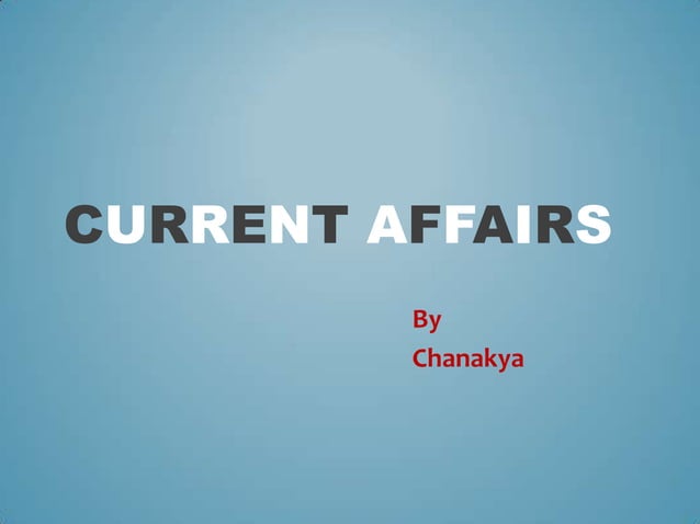 current affairs 2014 | PPT