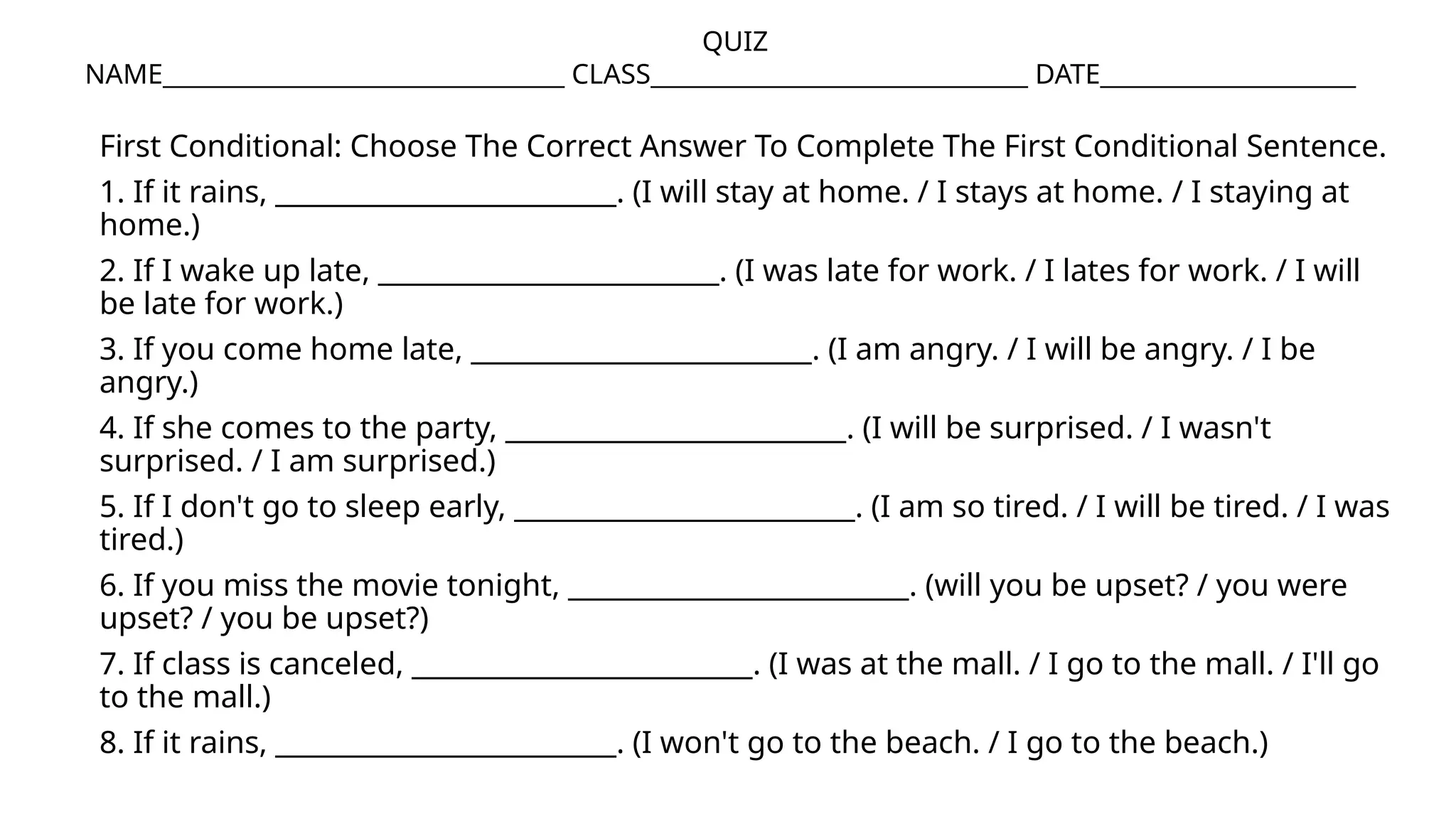 quiz 8vo first conditional in english.pptx