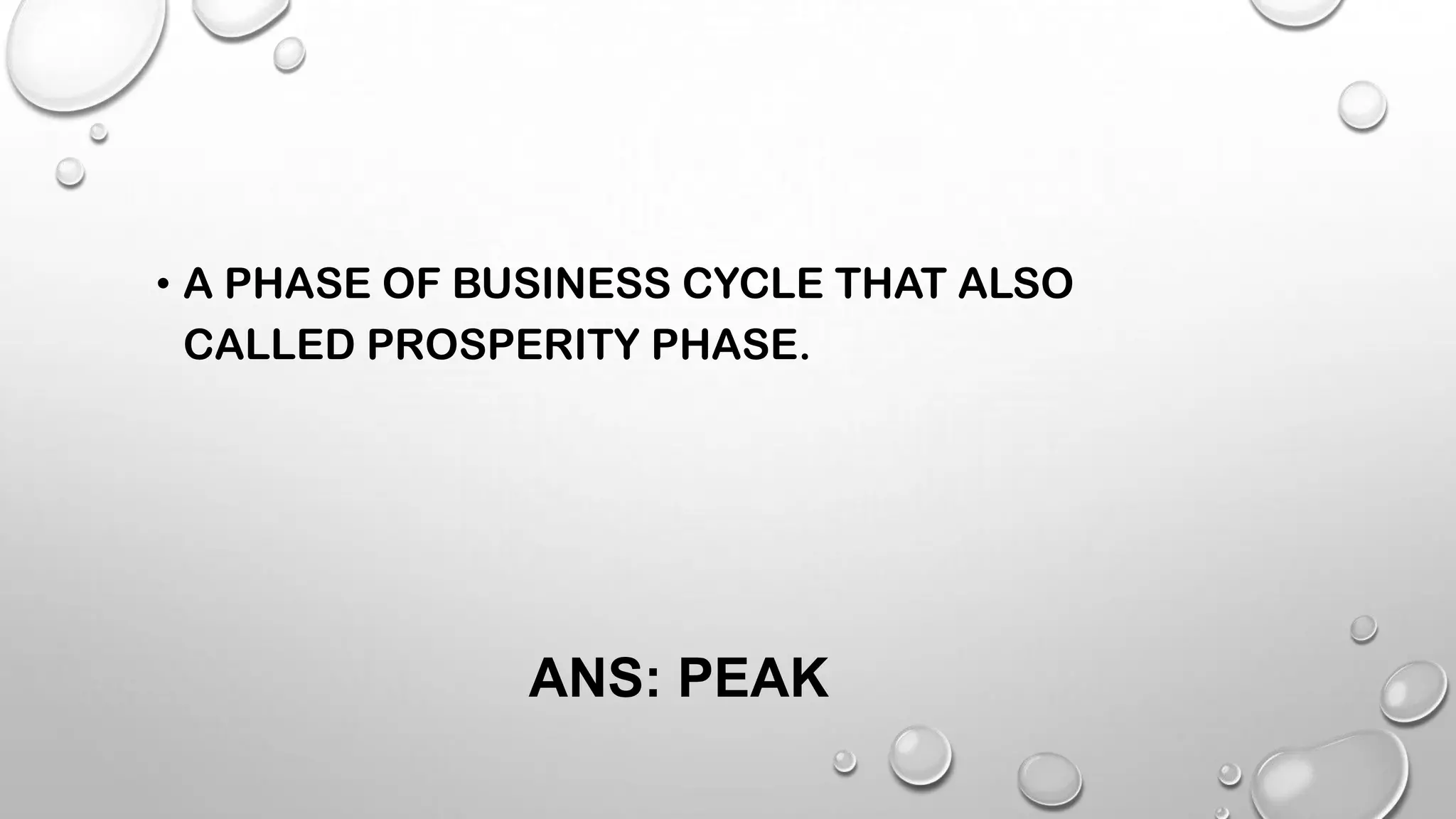 Quiz about business cycle | PPTX
