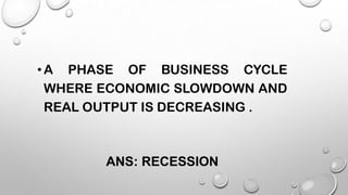 Quiz about business cycle | PPTX