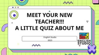 Quiz about the teacher (get to know powerpoint) | PPTX