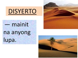 Anyong Lupa Disyerto