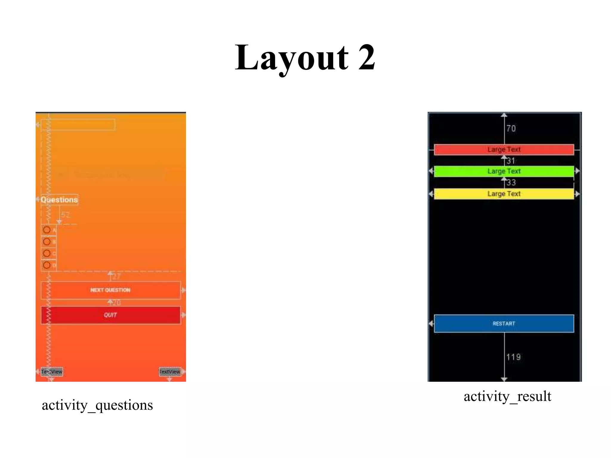 Quiz app android ppt | PPTX | Operating Systems | Computer Software and Applications