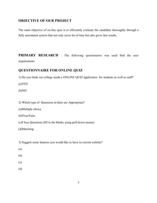 Quiz application system project report..pdf