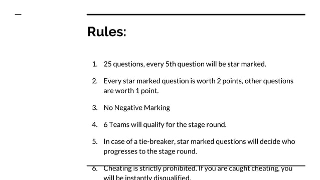 Quizard- The BizTech Quiz | PPTX