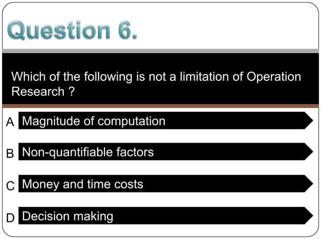 Linear Programming Quiz Pptx Technology And Computing