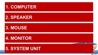 Quiz Basic Parts of Computer.pptx