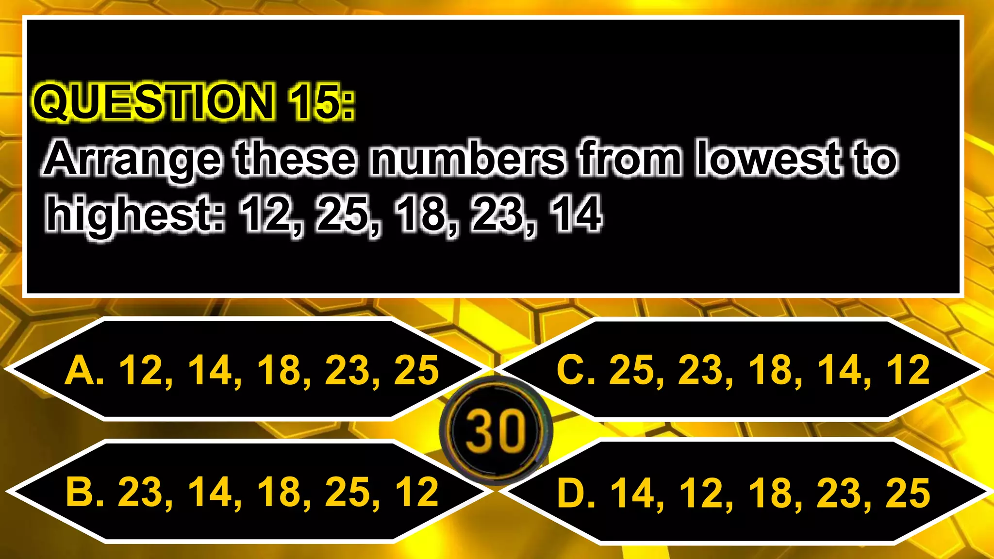 QUIZ BEE GAMIFIED POWERPOINT FREE TEMPLATE.pptx