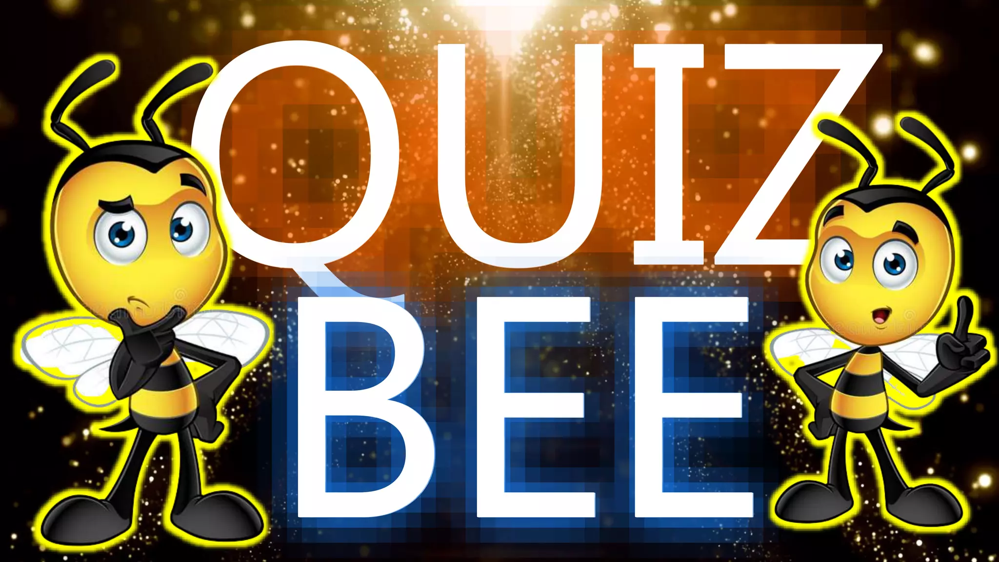 QUIZ BEE GAMIFIED POWERPOINT FREE TEMPLATE.pptx