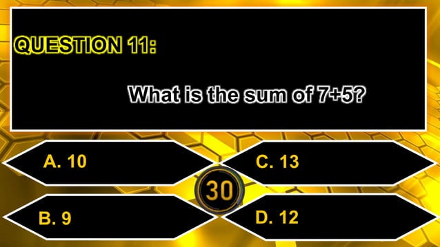 QUIZ BEE GAMIFIED POWERPOINT FREE TEMPLATE.pptx