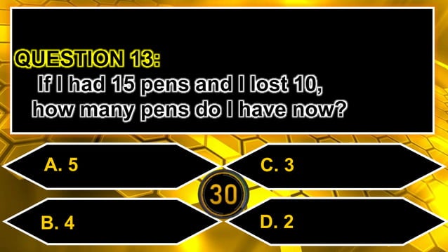 QUIZ BEE GAMIFIED POWERPOINT FREE TEMPLATE.pptx