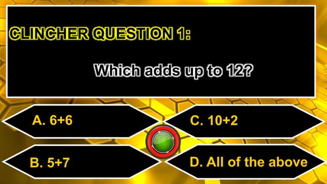 QUIZ BEE GAMIFIED POWERPOINT FREE TEMPLATE.pptx