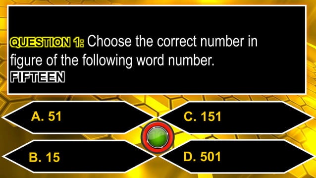 QUIZ BEE GAMIFIED POWERPOINT FREE TEMPLATE.pptx