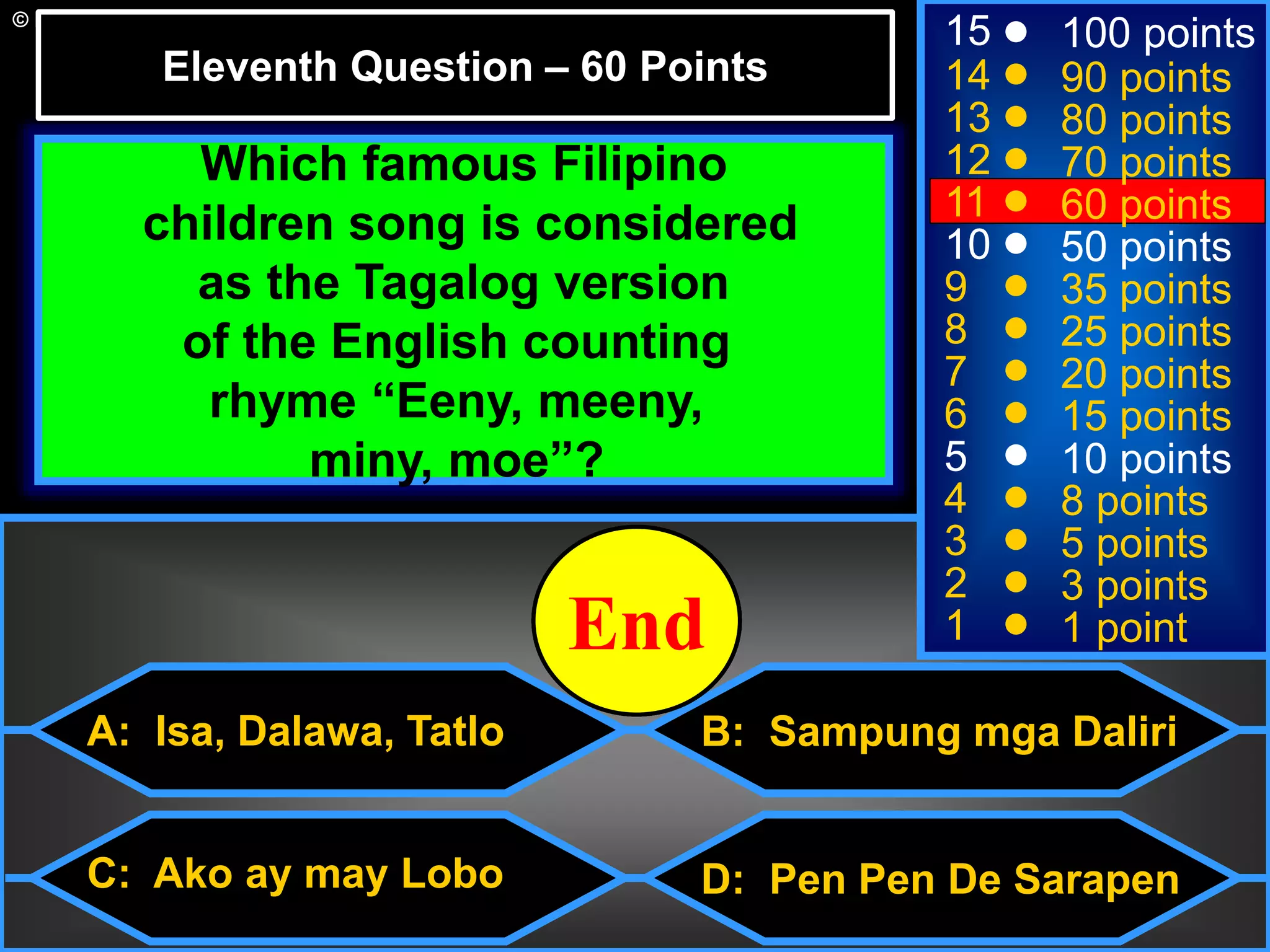 QUIZ BEE FOR GRADE 1-3 | PPTX