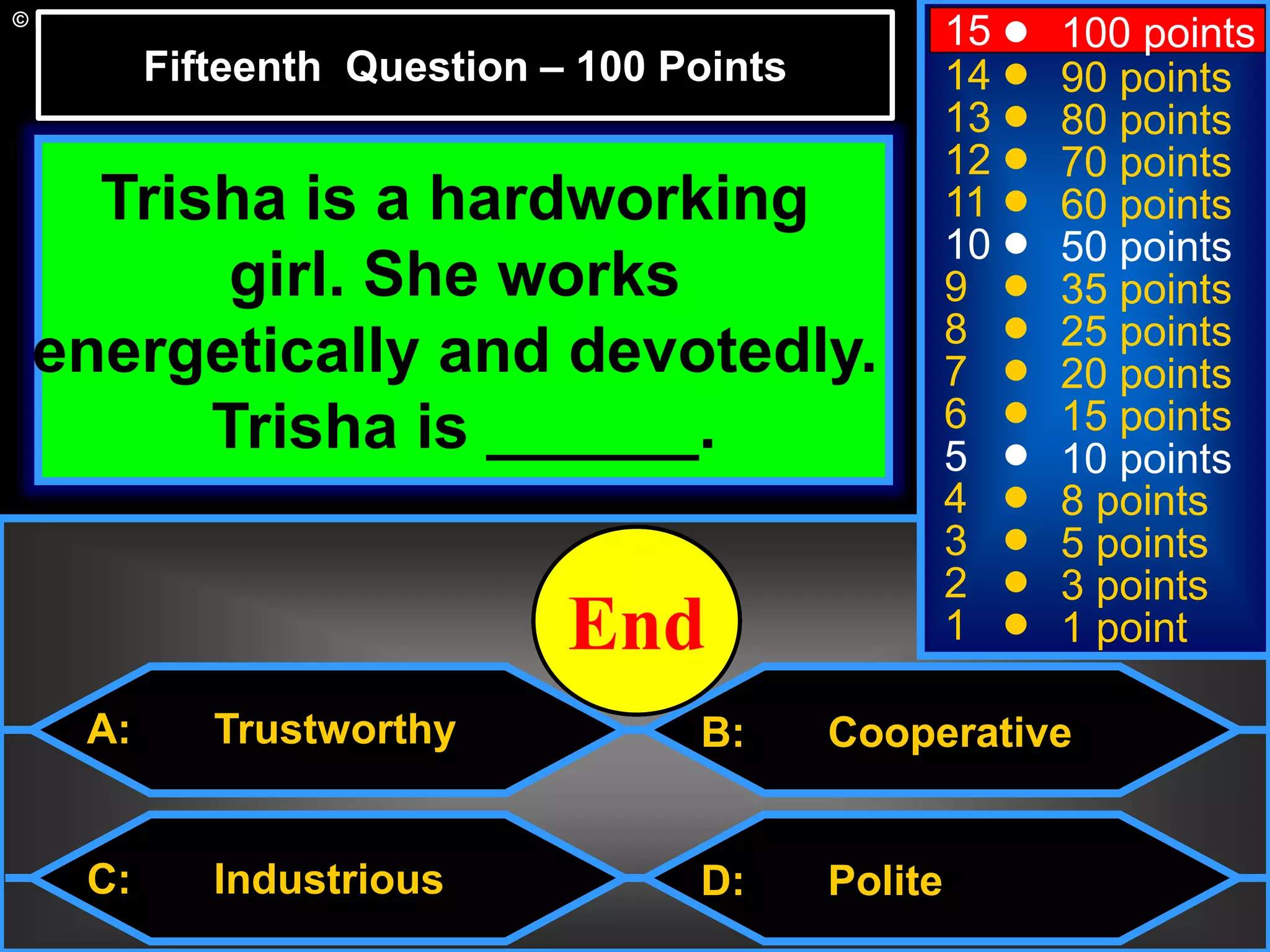 QUIZ BEE FOR GRADE 1-3 | PPTX