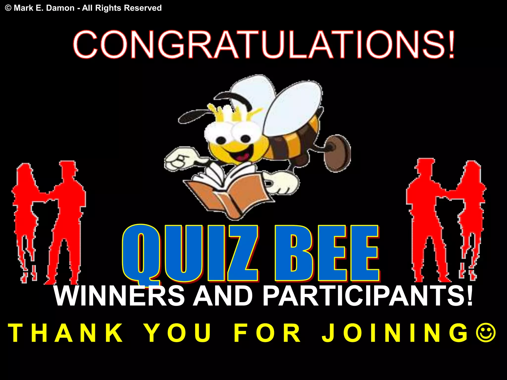 QUIZ BEE FOR GRADE 1-3 | PPTX