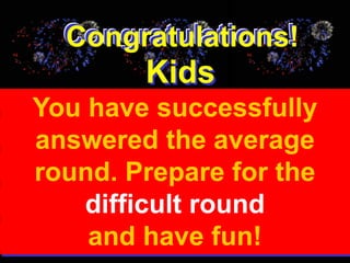 QUIZ BEE FOR GRADE 1-3 | PPTX