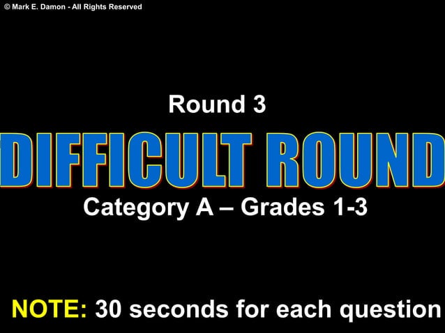 QUIZ BEE FOR GRADE 1-3 | PPTX