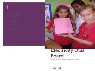Quiz Board | PPT