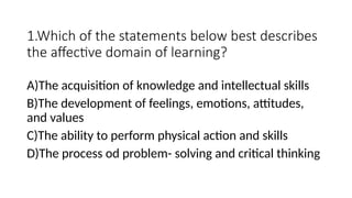 QUIZCPE106.ppt how to construct a multiple choice test | PPTX