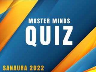 Quiz questions 2022 | PPTX