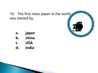 Quiz questions 2022 | PPTX