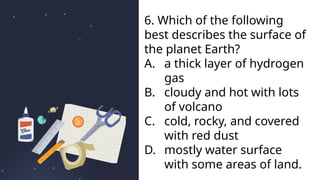 PRE TEST FOR EARTH AND LIFE SCIENCE.pptx