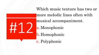 QUIZ for MAPEH Grade 10.pptx