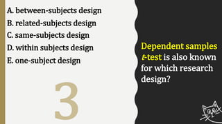 Quiz for t-Test (One Sample and Paired Sample).pptx