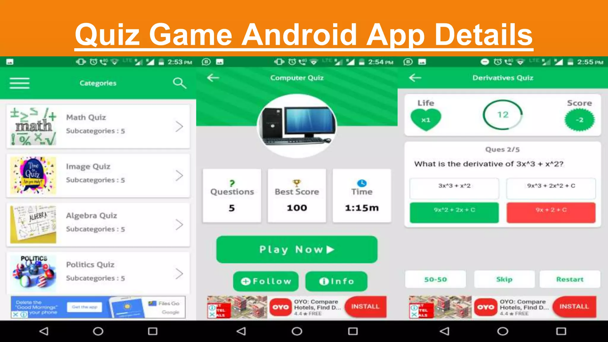 Quiz general knowledge ppt | PPTX