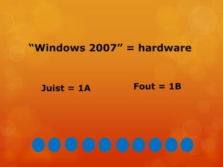 Quiz hardware & software | PPT