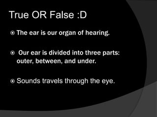 Quiz hearing process | PPTX