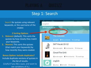 quizizz know how for education purposes.pptx