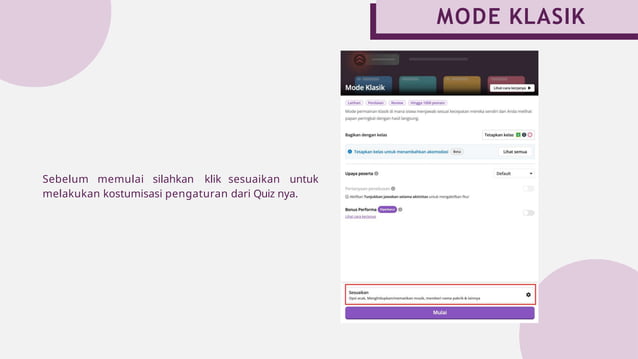Petunjuk penggunaan Quizizz Mode Klasik.pptx