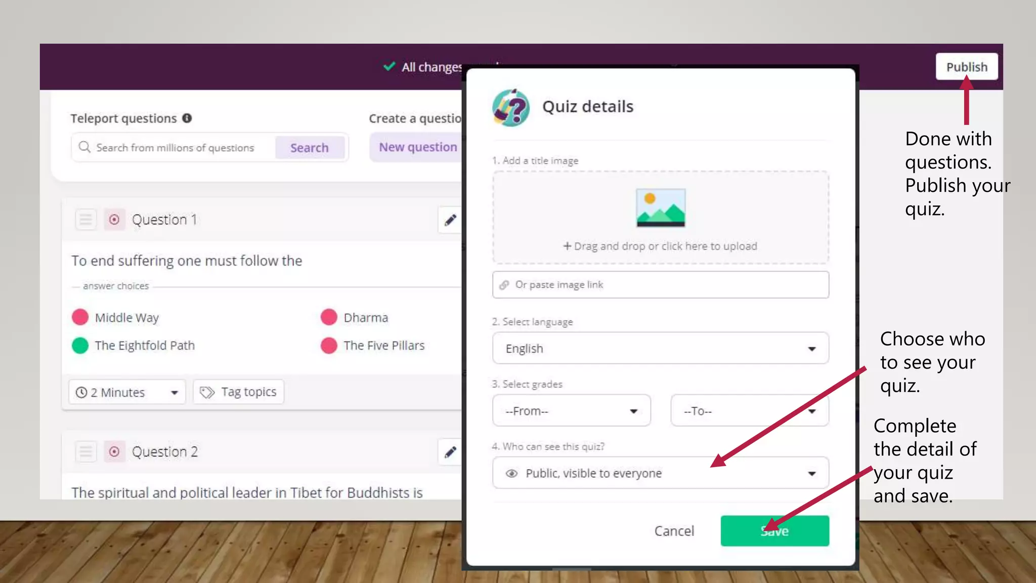 Quizizz in interactive learning | PPT
