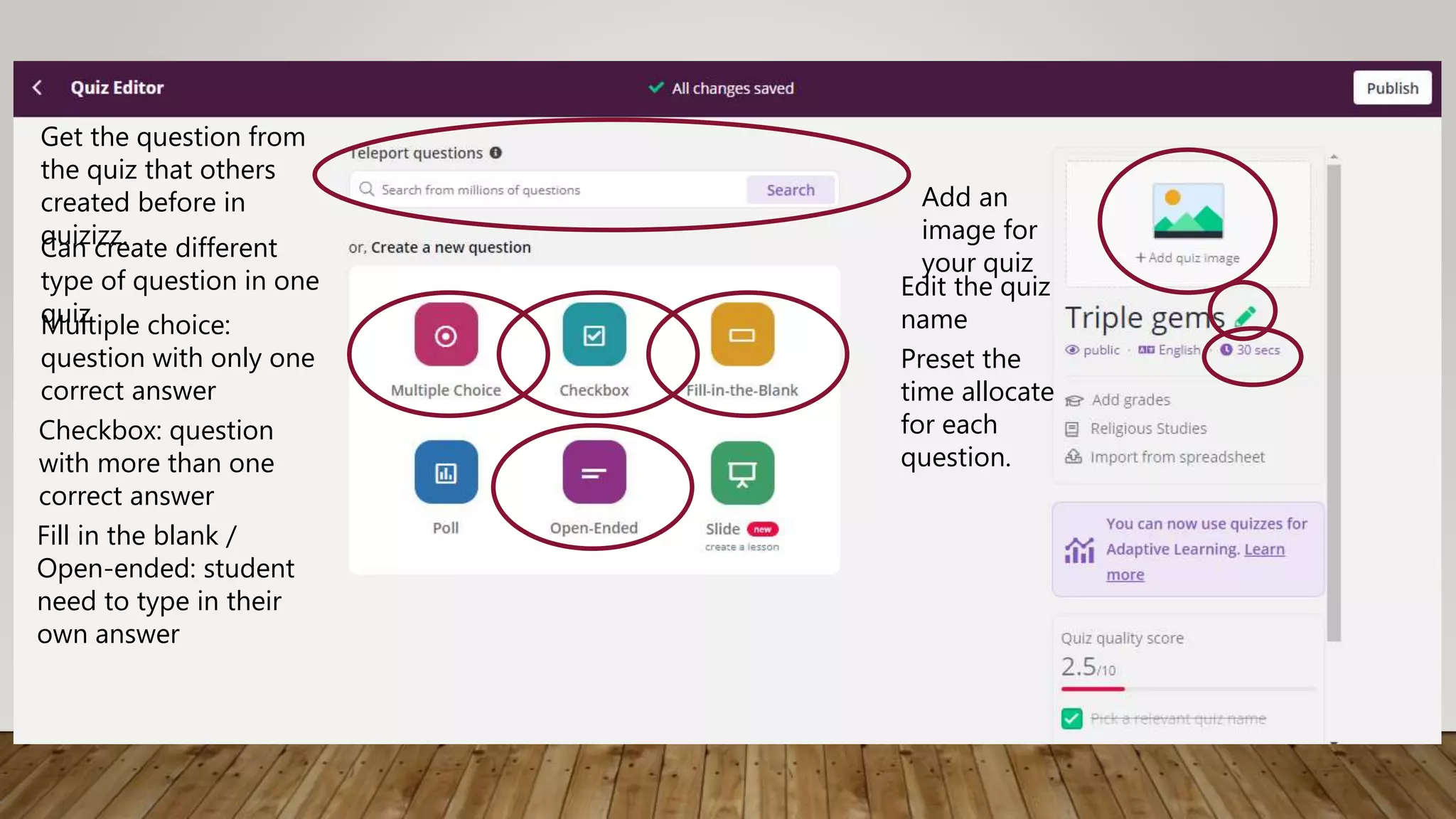 Quizizz in interactive learning | PPT
