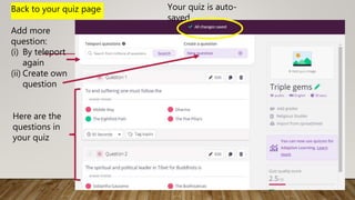 Quizizz in interactive learning | PPT