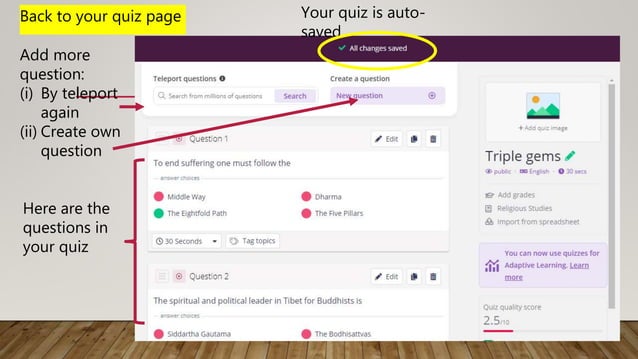 Quizizz in interactive learning | PPT