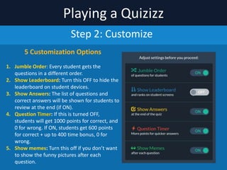 Quizizz Presentation | PPTX