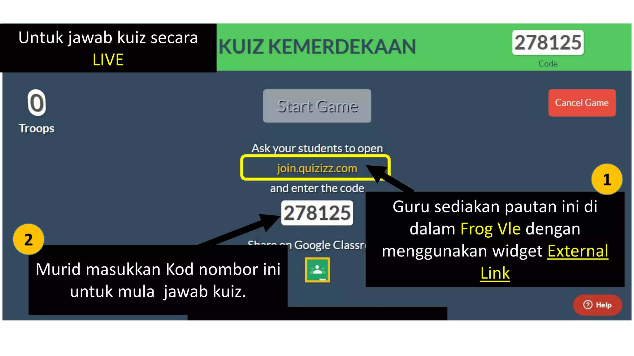 BINA KUIZ INTERAKTIF DENGAN QUIZIZZ | PPTX