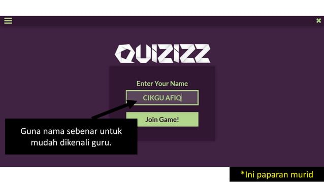 BINA KUIZ INTERAKTIF DENGAN QUIZIZZ | PPTX