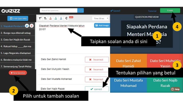 BINA KUIZ INTERAKTIF DENGAN QUIZIZZ | PPTX