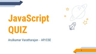 Quiz javascript | PPT