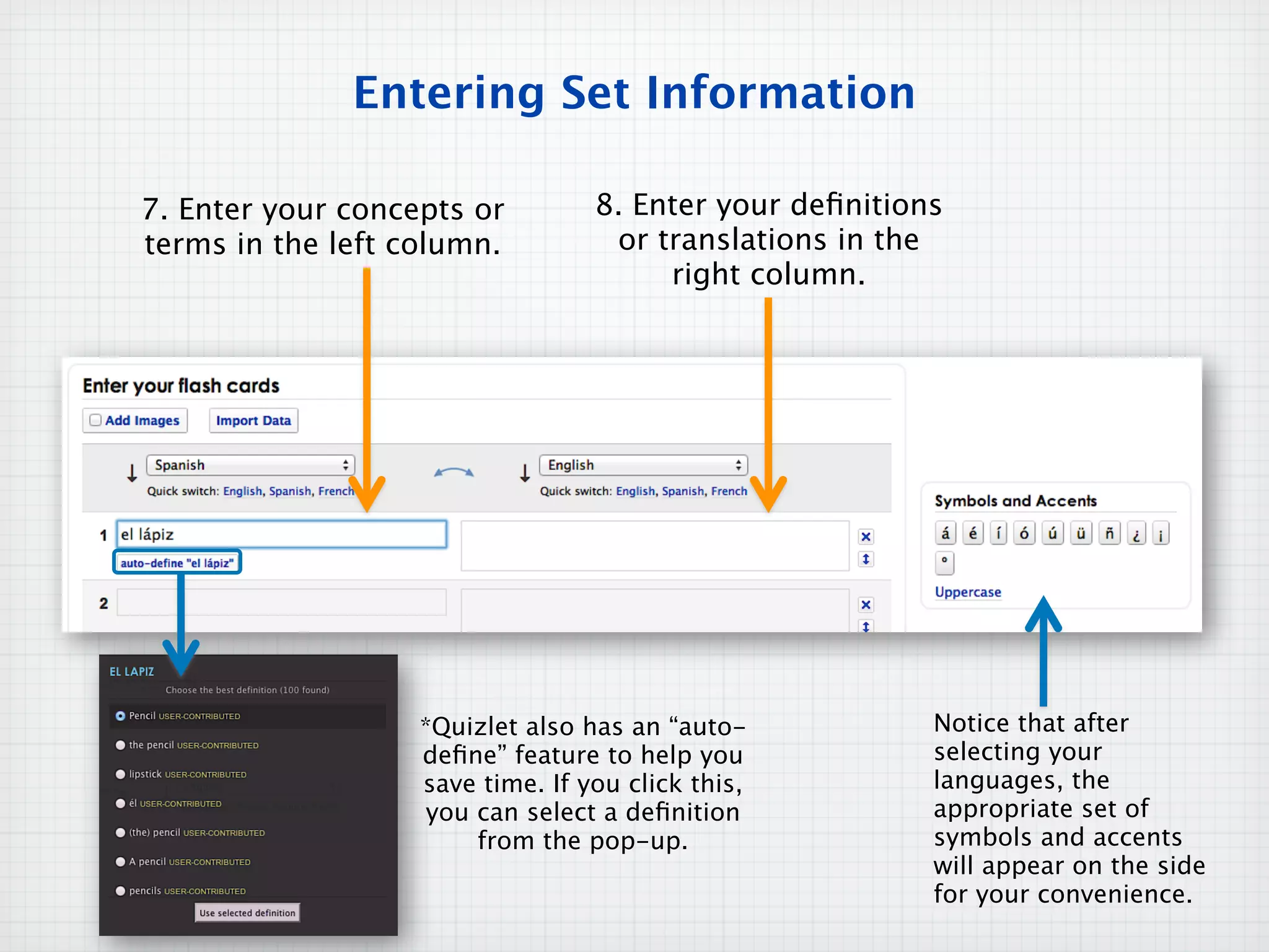 Quizlet.create set | PDF