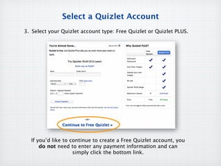 Quizlet.sign up | PPT