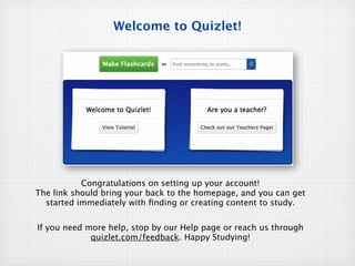 Quizlet.sign up | PPT
