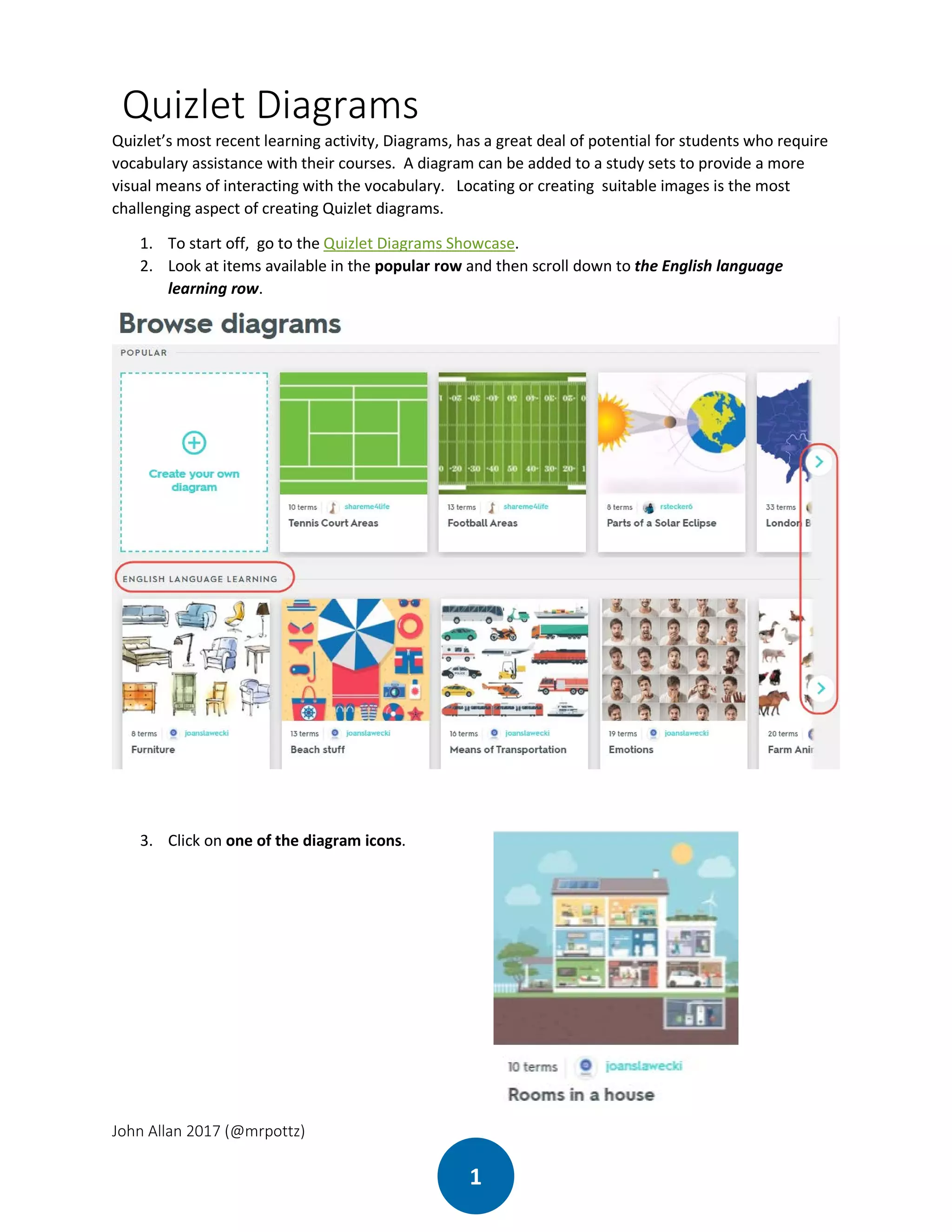 Creating a Quizlet Diagram | PDF