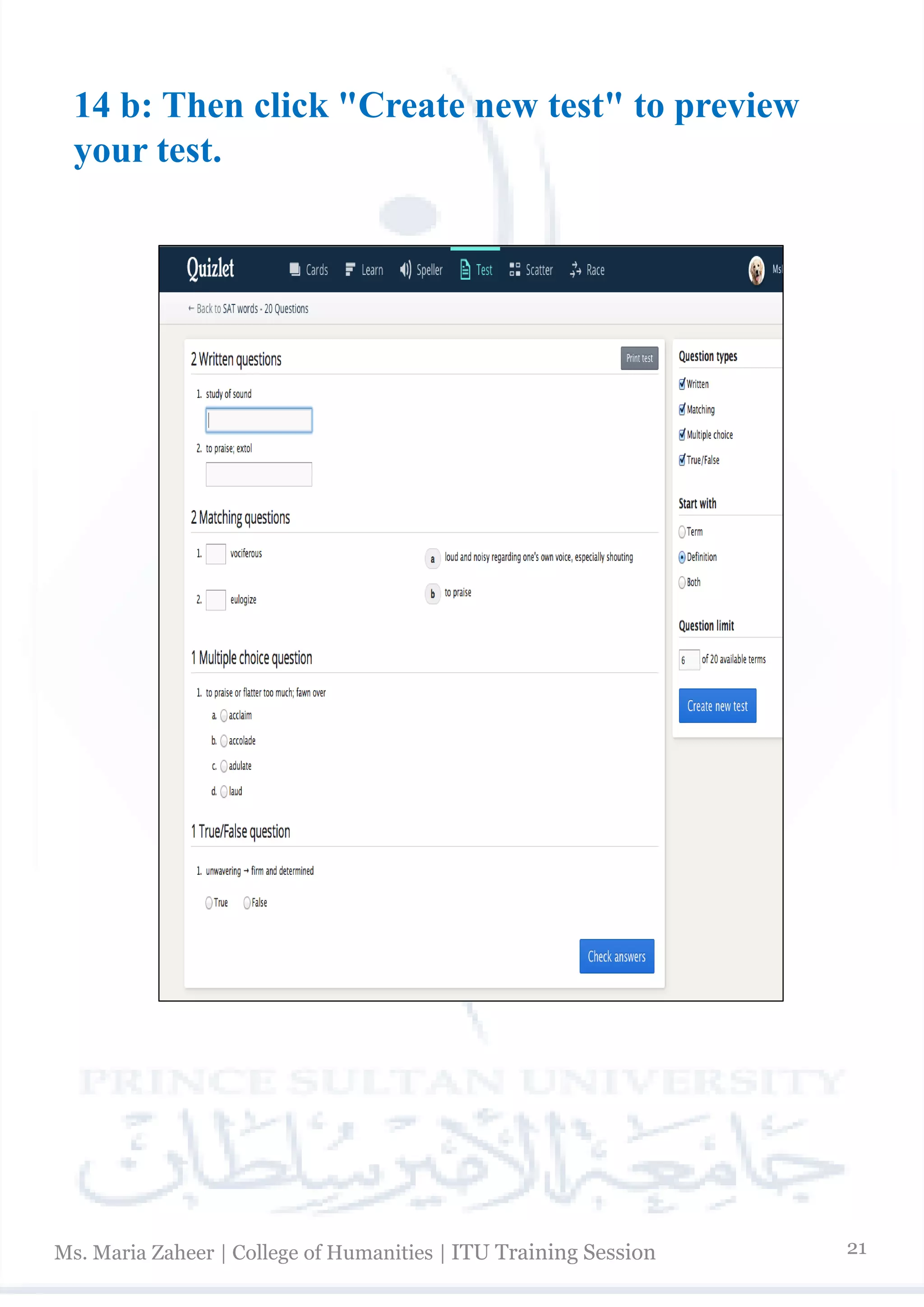 Quiz let handout | PDF