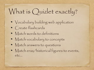 Quizlet | PPT